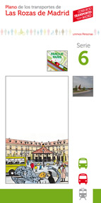 Plano de los transportes de Las Rozas de Madrid
